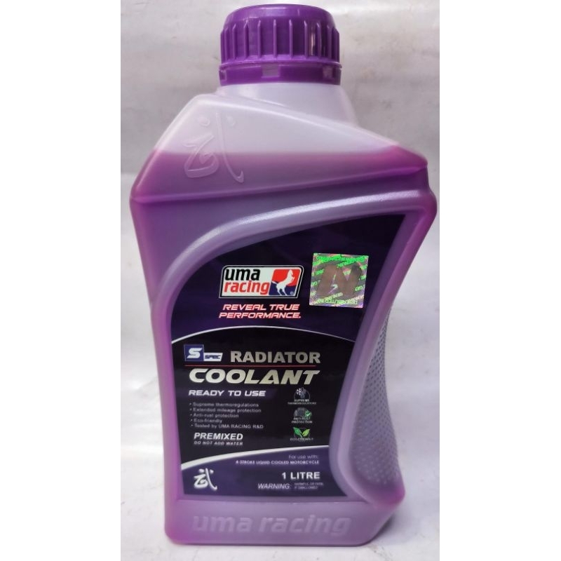 Jual Air Coolant Cairan Pendingin Radiator Uma Racing ungu Faito Biru ...
