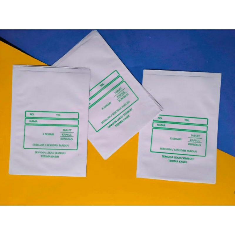Jual kertas kantong obat isi 100pcs 14x21cm | Shopee Indonesia