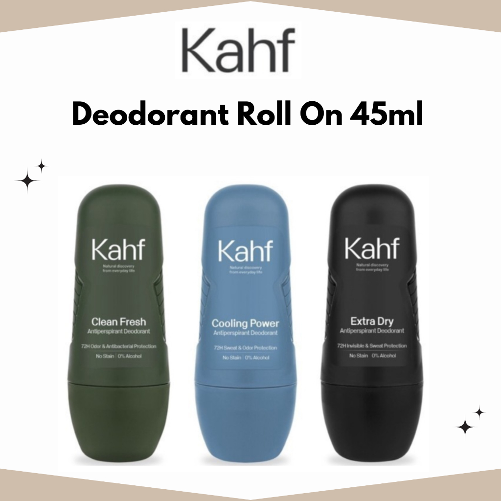 Jual Kahf Antiperspirant Deodorant Roll On 45ml/Clean Fresh/Cooling ...