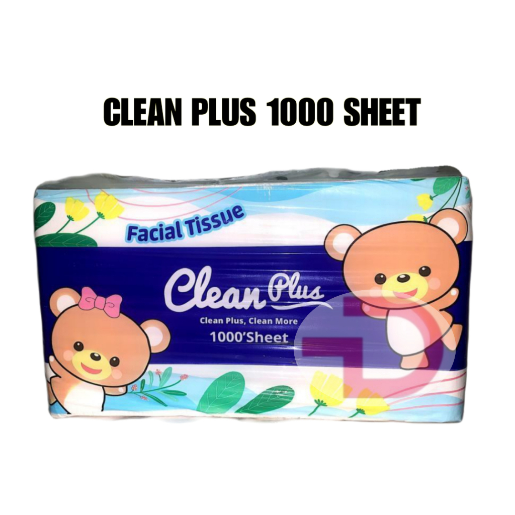 Jual Tisu Tissue CLEAN PLUS cleanplus 1000 sheet 2ply | Shopee Indonesia