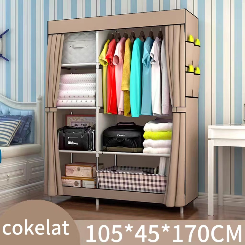 Jual Lemari Pakaian Serbaguna Lemari baju Portable Lemari Susun Ukuran ...