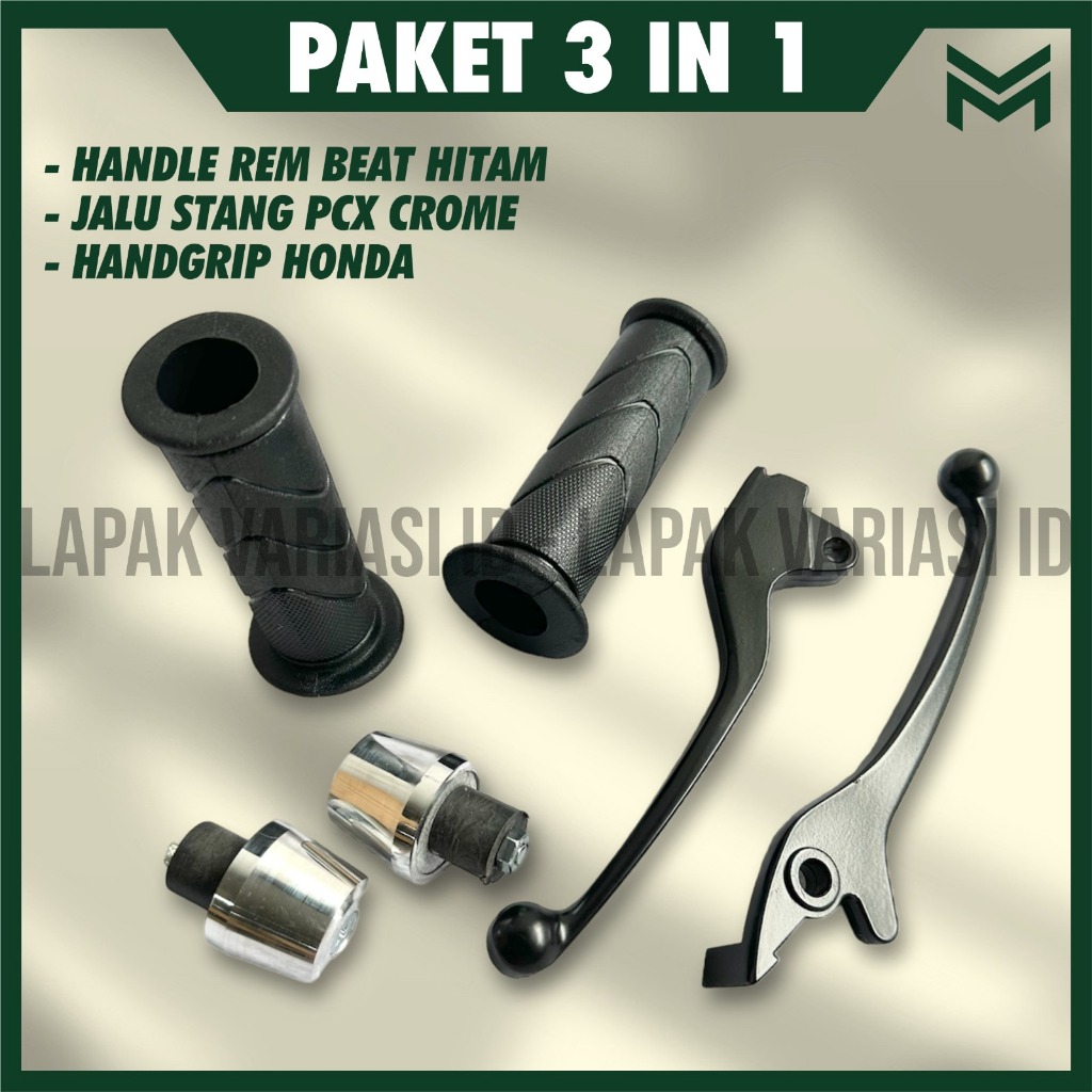 Jual PAKET SET HANDGRIP 3IN1 HANDGRIP HANDLE REM DAN JALU STANG untuk ...