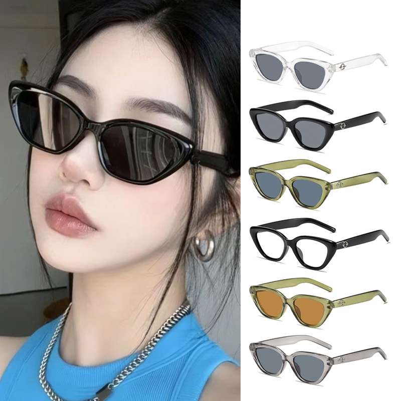 Jual COD ️Kacamata Hitam Mata Kucing Korea Gaya Retro Vintage Wanita Trendi Kelas Atas Kacamata ...