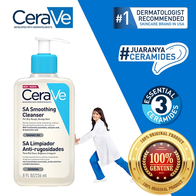 Jual Cerave Renewing Sa Cleanser 236 Ml Gentle Face Wash With Ceramide