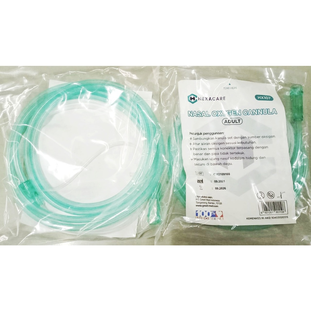 Jual Nasal Oxygen Cannula Adult / Selang Kanul Oksigen O2 Dewasa ...