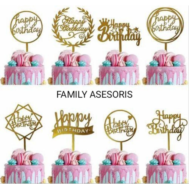 Jual Cake topper ulang tahun happy birthday ulang tahun | Shopee Indonesia