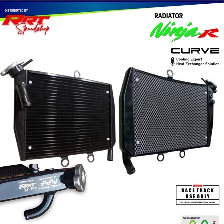 Jual RADIATOR CURVE NINJA R RR SUNMORI DRAG ROADRACE RRT SPEEDSHOP AAI ...