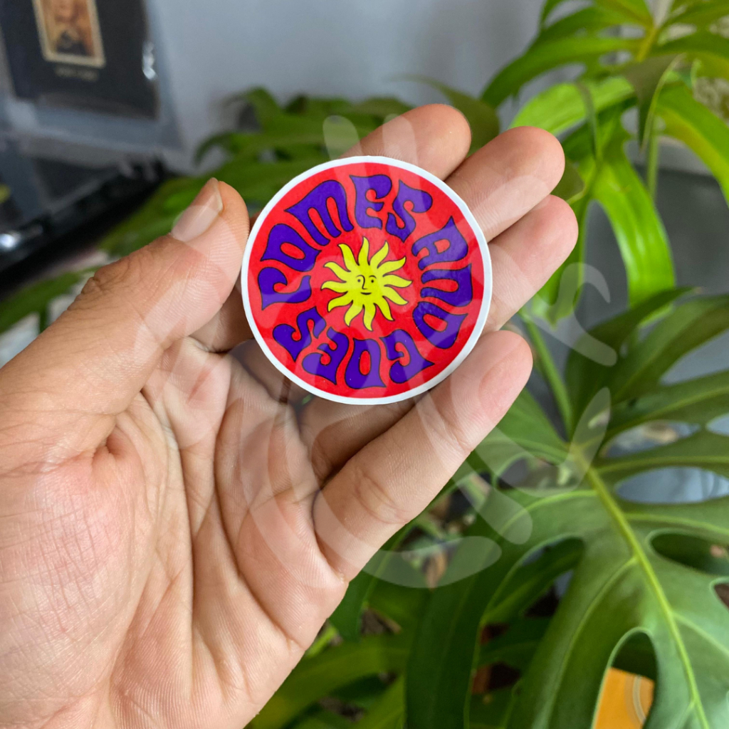 Jual sticker comes and goes / aesthetic sticker / sticker tumblr ...