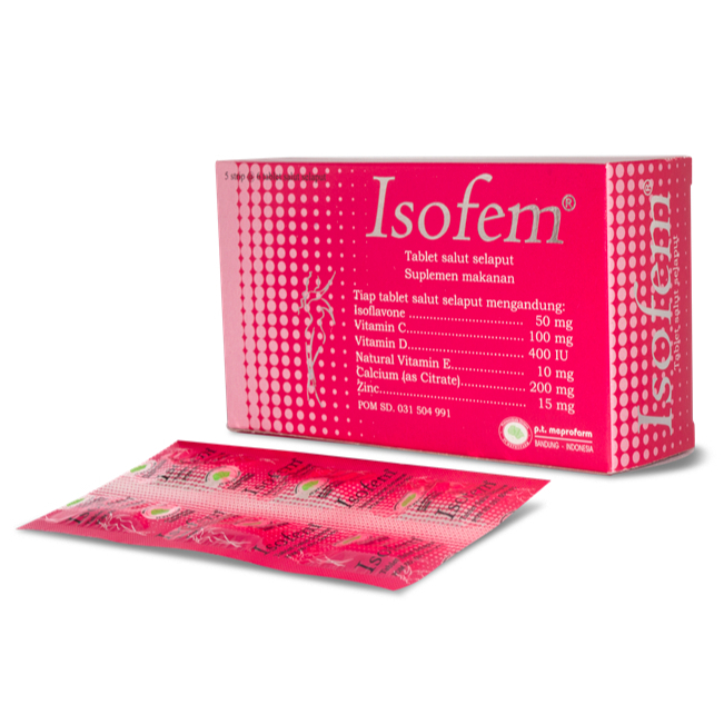 Jual Isofem Box 30 Tablet - Vitamin Kesehatan Tulang | Shopee Indonesia
