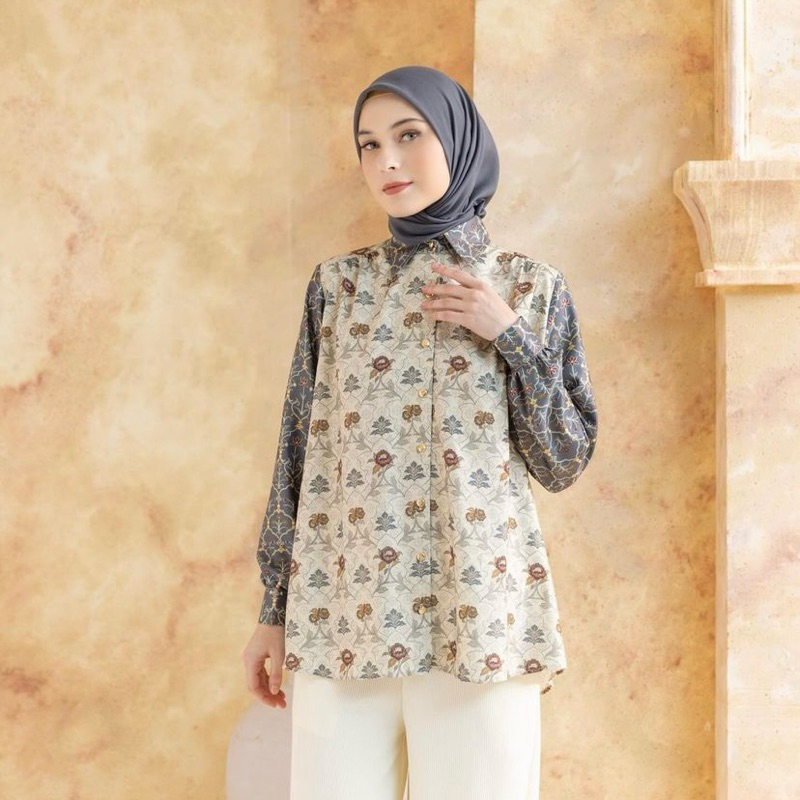 Jual Reeham Shirt By HL Heaven lights Heavenlight || Kalena Shirt By ...