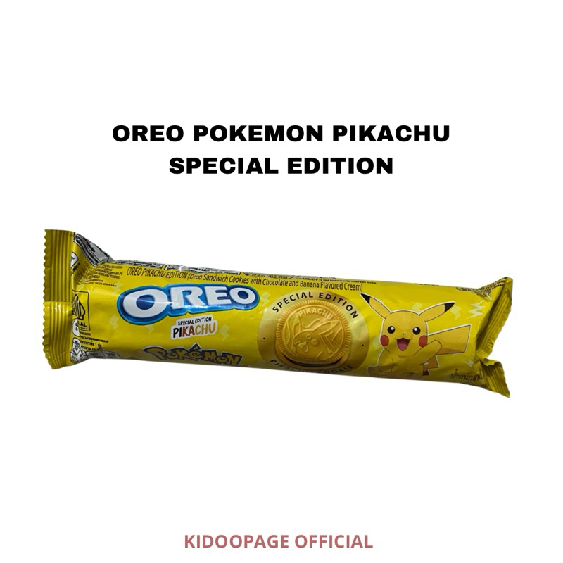 Jual OREO PIKACHU SPECIAL EDITION COOKIES WAFER LEBARAN | Shopee Indonesia