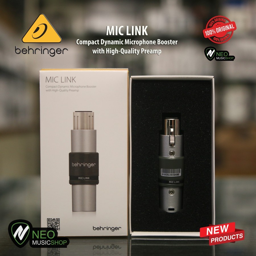 Jual Behringer MIC LINK Compact Dynamic Microphone Booster | Shopee ...