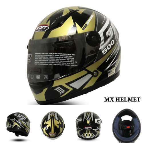 Jual Helm Anak / Helm Full Face Anak SCOTT /Helm Anak Cowok Cewek ...