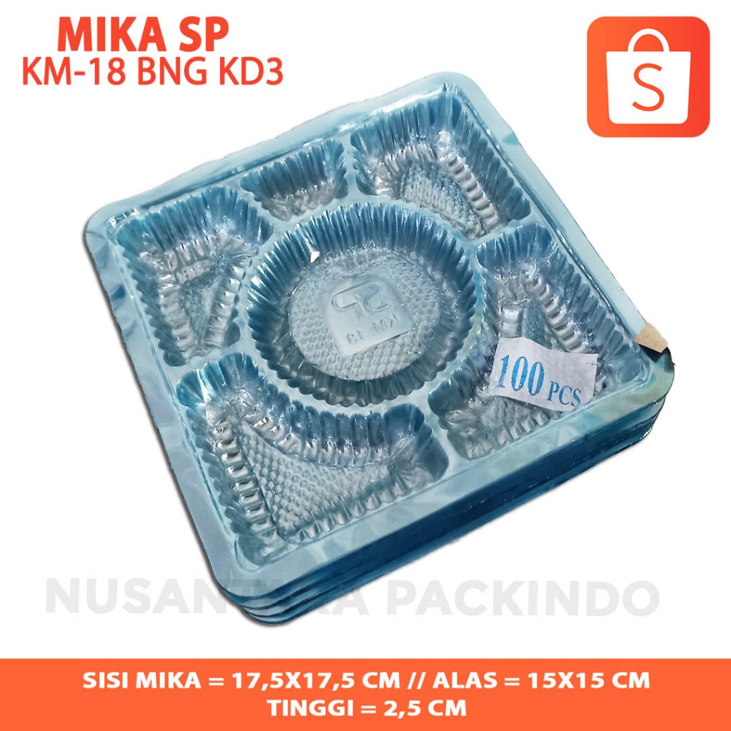 Jual Mika Dos Nasi Sp Km-18 Bening / Kd3 (100 Pcs) | Shopee Indonesia