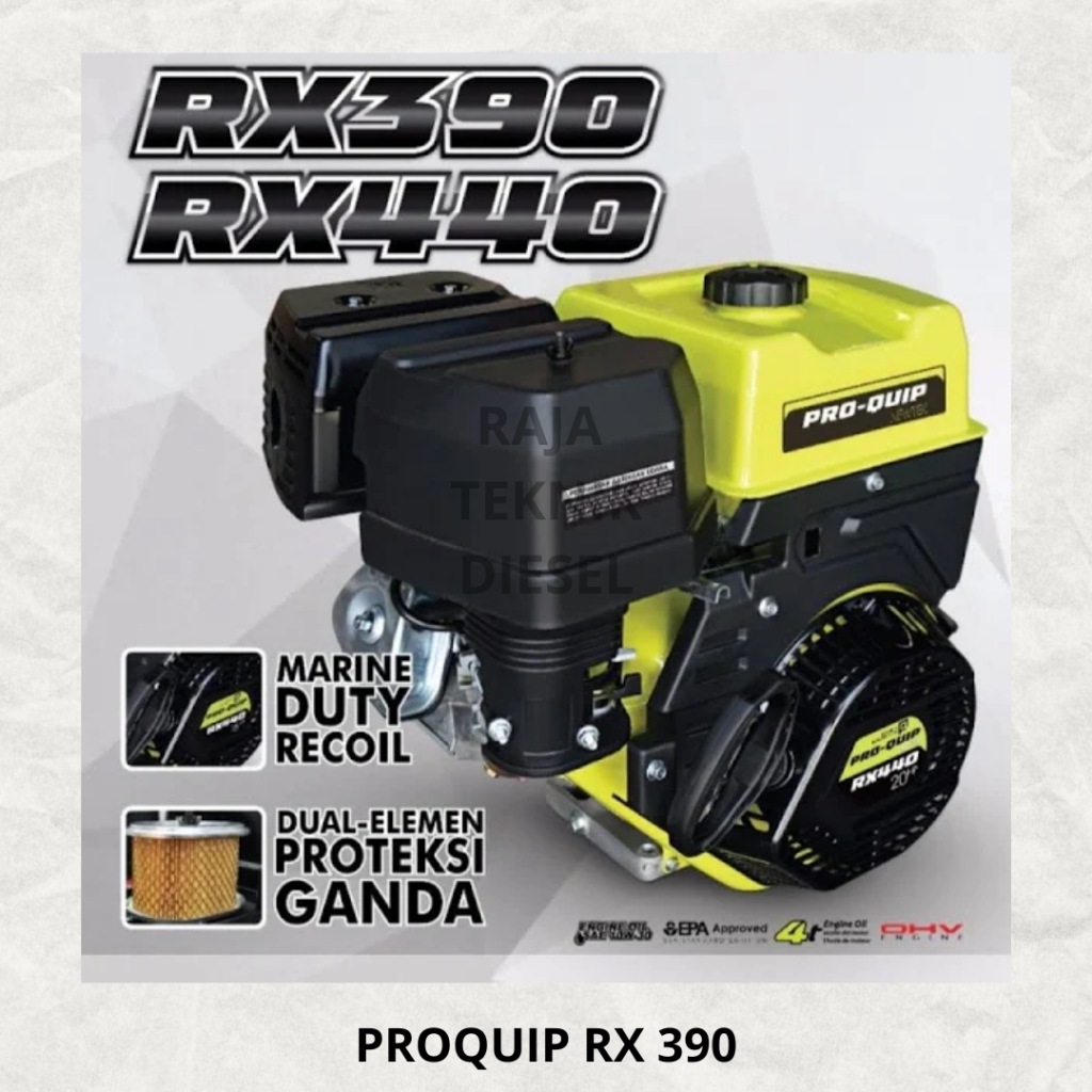 Jual Proquip Mesin Penggerak Bensin 16 HP PK RX 390 Gasoline Engine ...