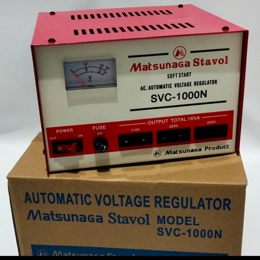 Jual Stabilizer Matsunaga SVC-1000N Penstabil Tengangan Listrik 1000 watt | Shopee Indonesia