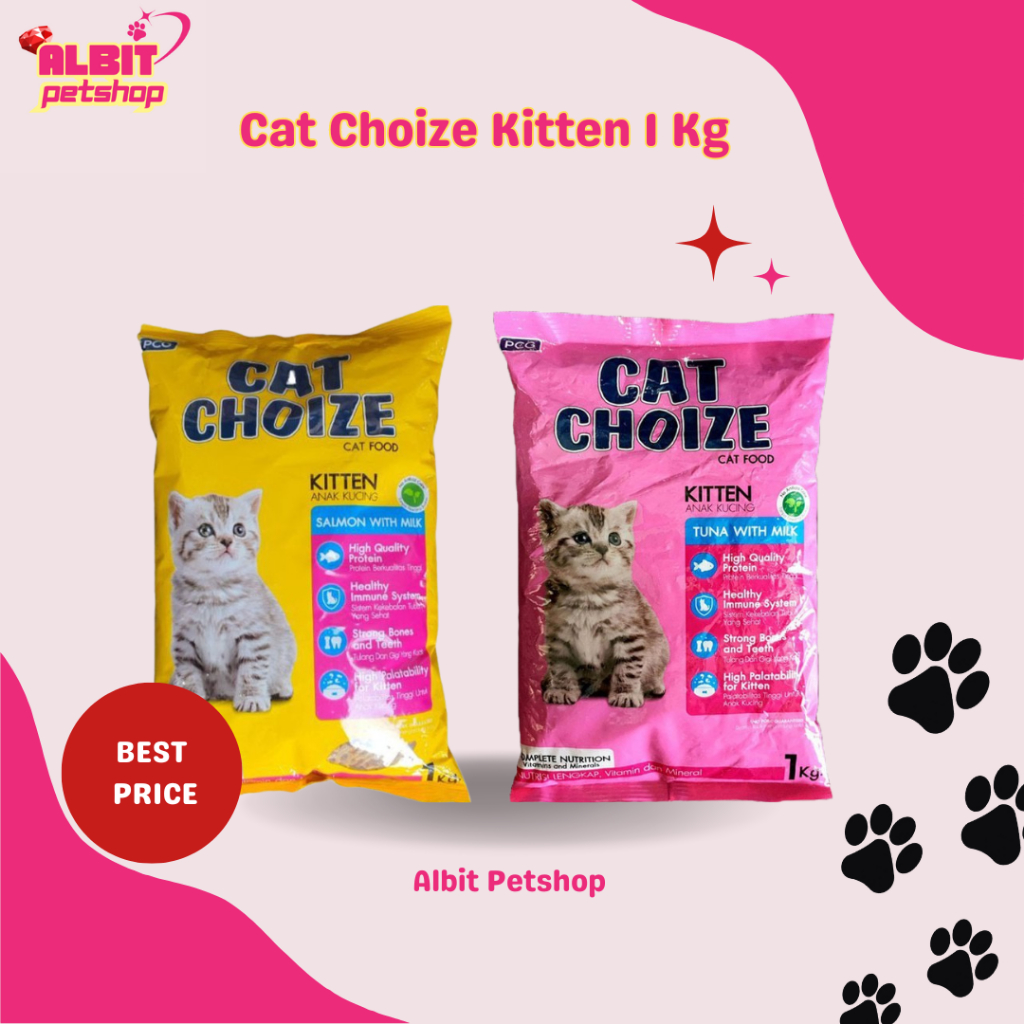 Jual Cat Choize Kitten Tuna Salmon 1 Kg | Shopee Indonesia