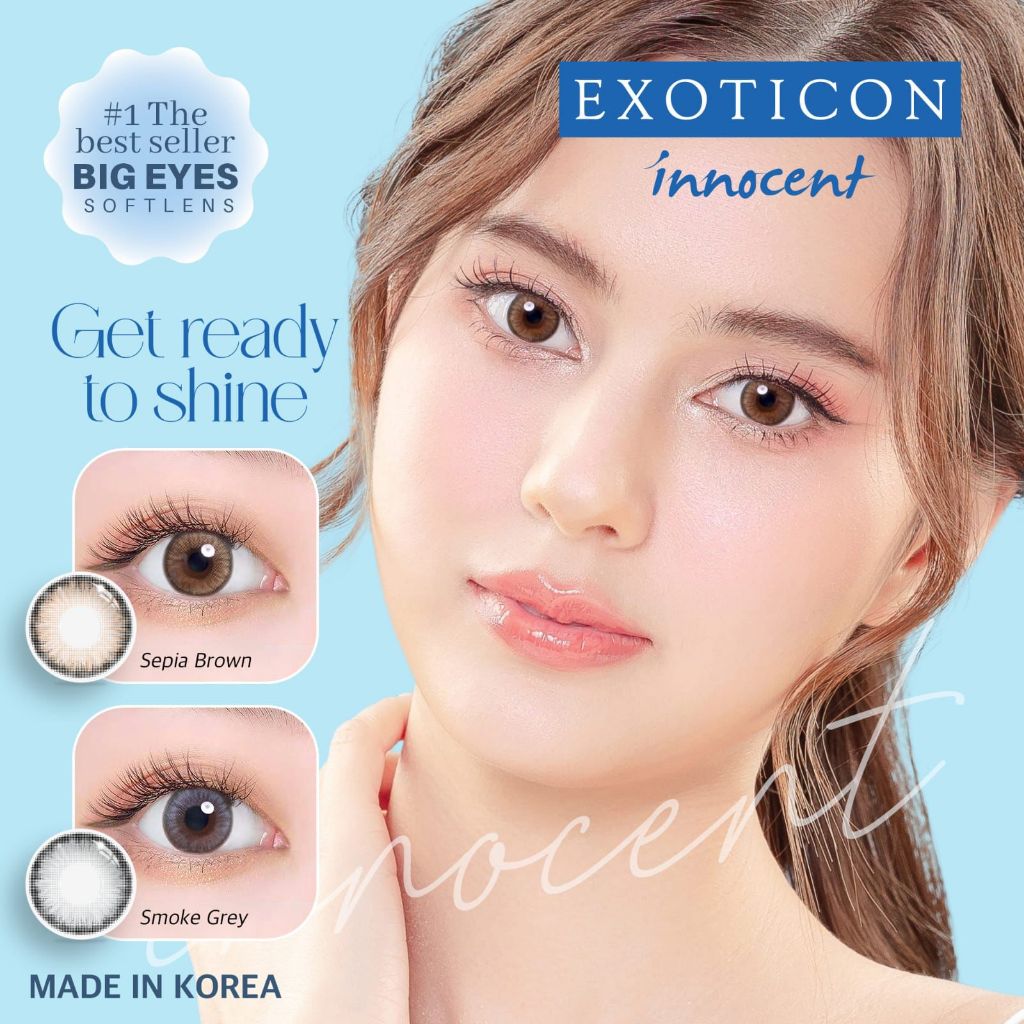 Jual Softlens X2 NEW SERIES INNOCENT 16 MM Normal & Minus (-0,50 S/D -6 ...