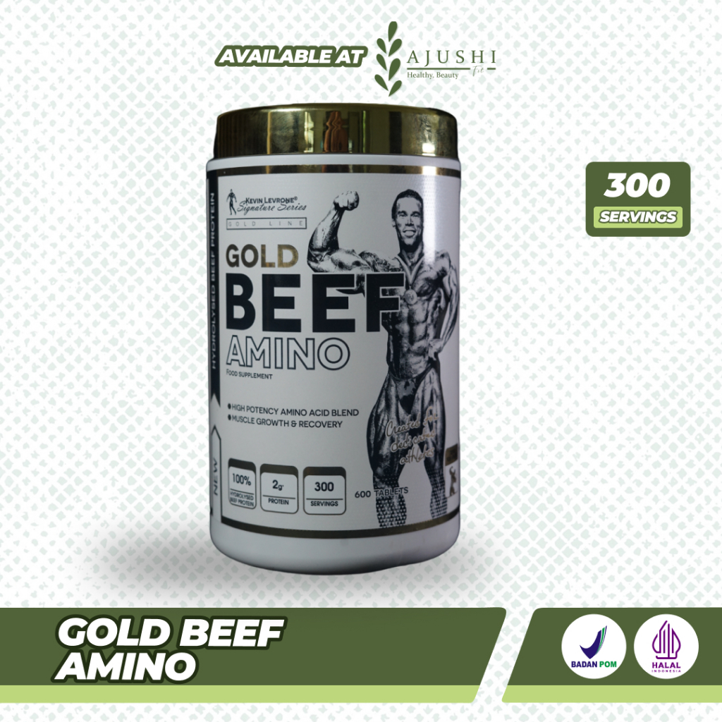 Jual Kevin Levrone Gold Beef Amino 600 tabs | Shopee Indonesia