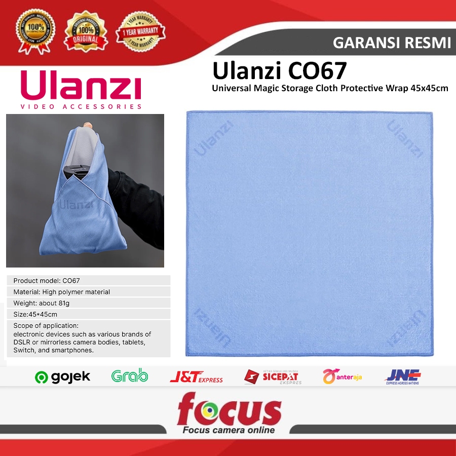 Jual Ulanzi CO67 Universal Magic Storage Cloth Protective Wrap 45x45cm | Shopee Indonesia