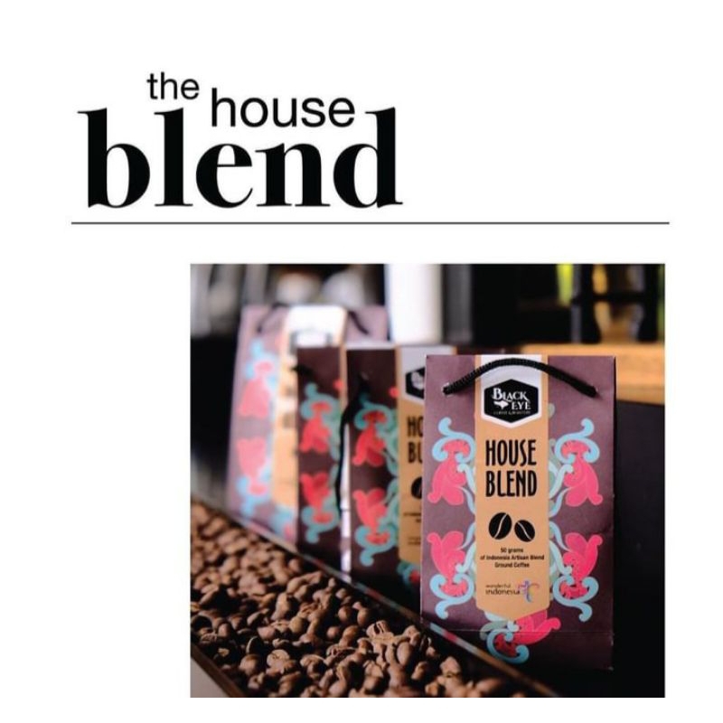 Jual Black Eye Coffee Bali - House Blend 50gr | Shopee Indonesia