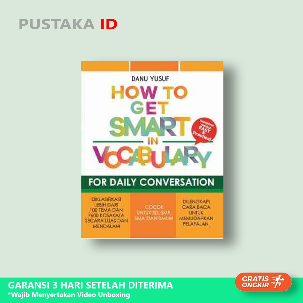 Jual Buku How To Get Smart in Vocabulary for Daily Conversation - Original | Shopee Indonesia