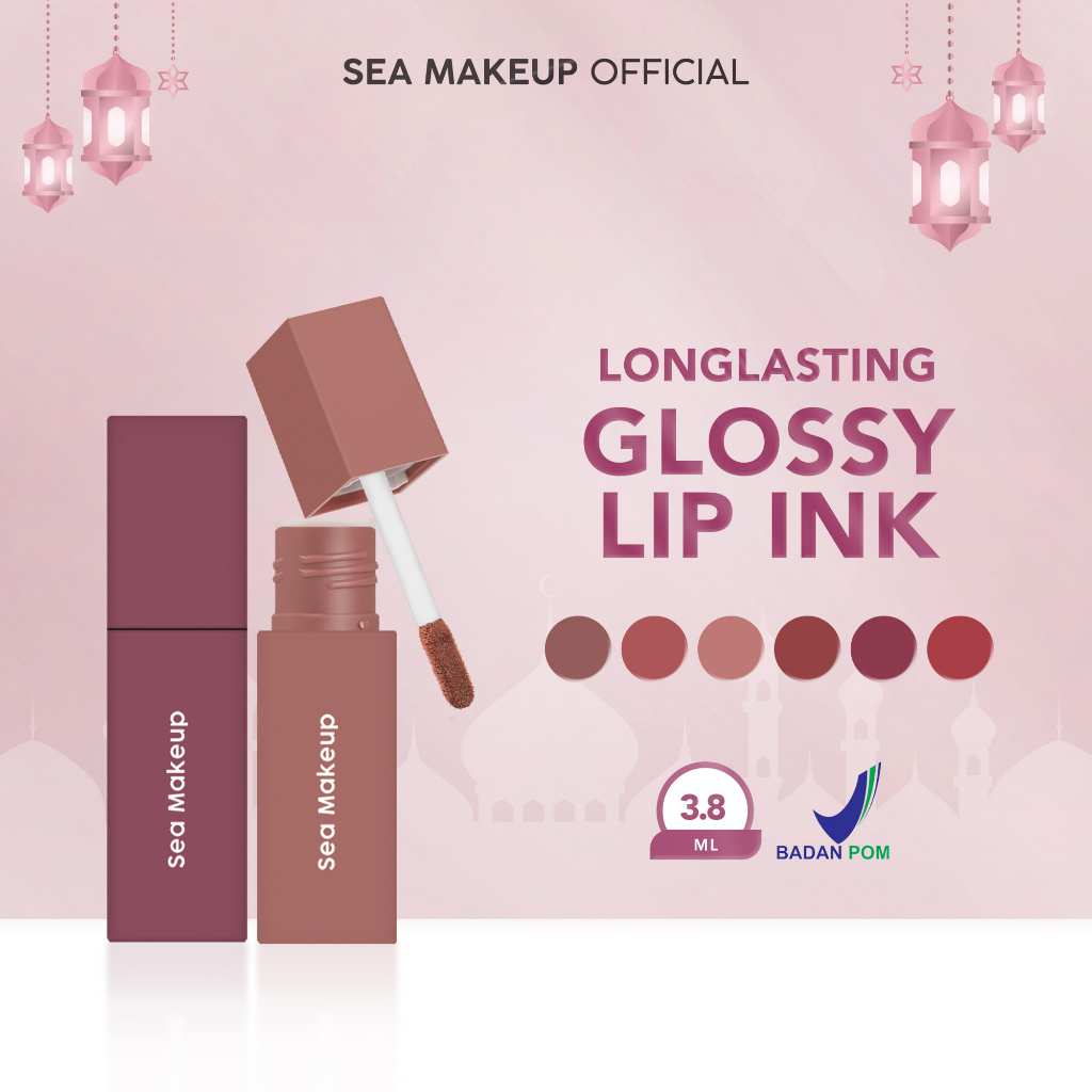 Jual Sea Makeup Lacquer Shake Lip Ink Longlasting lip ink - Glossy ...