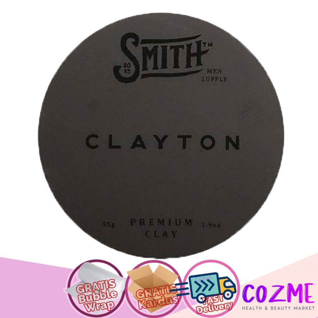 Jual SMITH Clayton Premium Hair Clay 55gr | Shopee Indonesia