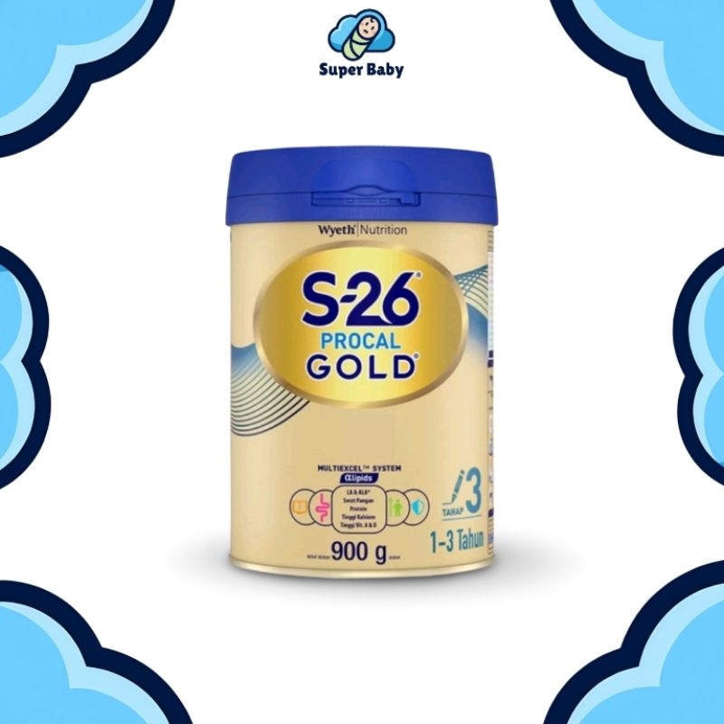 Jual SUSU BALITA S26 PROCAL GOLD TAHAP 3 (1-3 TAHUN) VANILLA KALENG ...