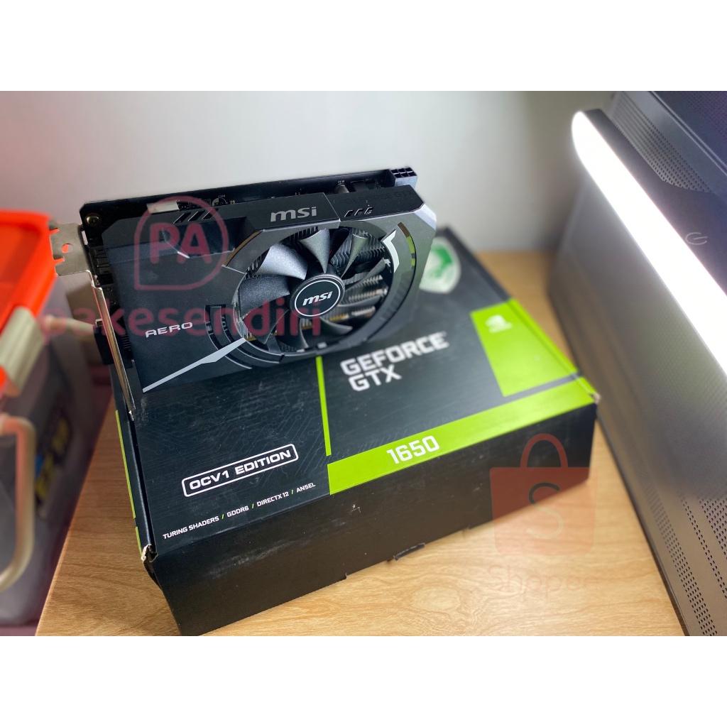 Jual MSI GeForce GTX 1650 D6 Aero ITX OCv1 4GB GDDR6 OC | Shopee Indonesia