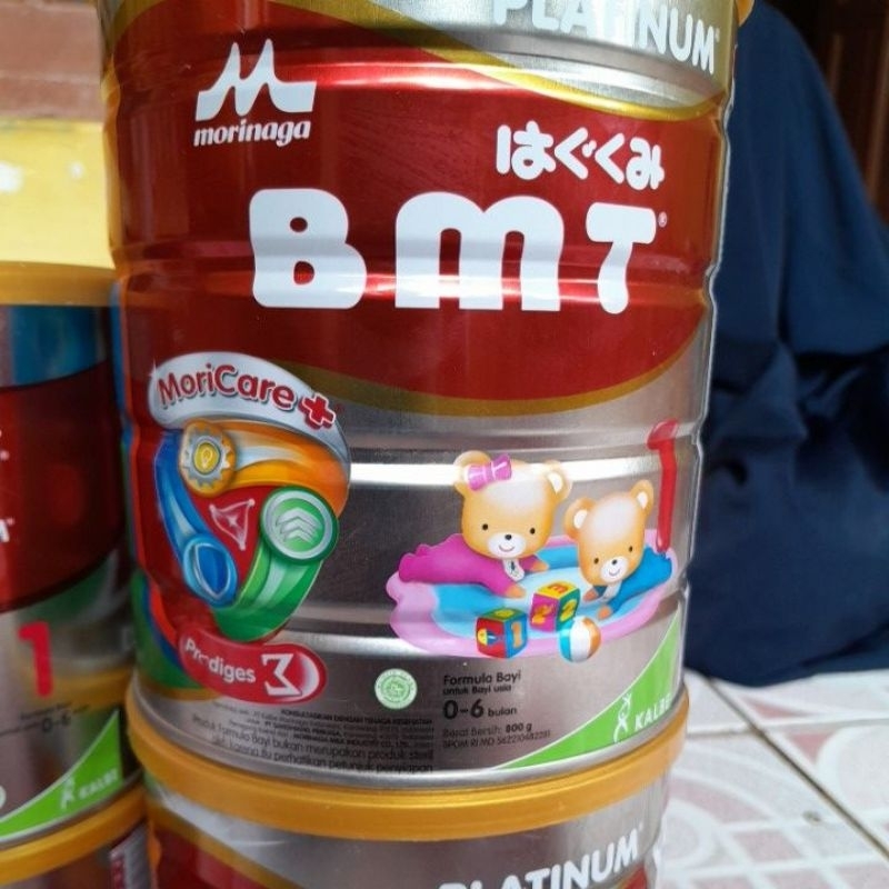 Jual Morinaga BMT Platinum 1 (0-6bln) Tin 400gr/BMT P-HP 400gr - 800gr ...