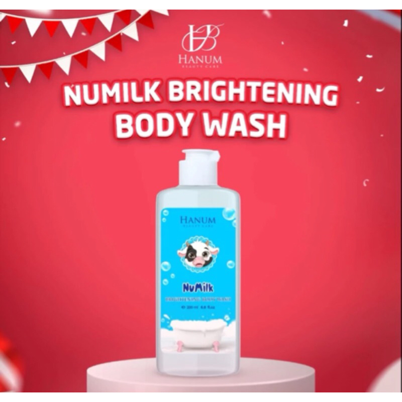 Jual ⭐ORI⭐Hanum mega numilk brightening body wash mencerahkan ...