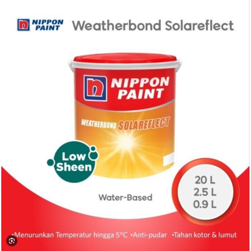 Jual CAT TEMBOK NIPPON PAINT WEATHERBOND SOLAREFLECT 20 L BRILLIANT ...