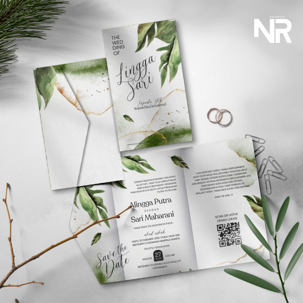 Jual Undangan Pernikahan NRF004 - Undangan Premium - Undangan Terlaris ...