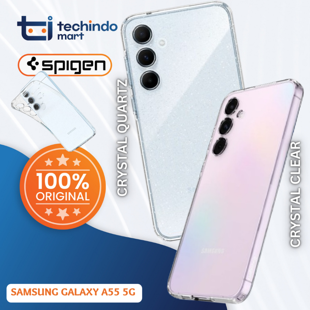 Jual Case Samsung Galaxy A55 Spigen Liquid Crystal Clear Cover Soft Casing | Shopee Indonesia