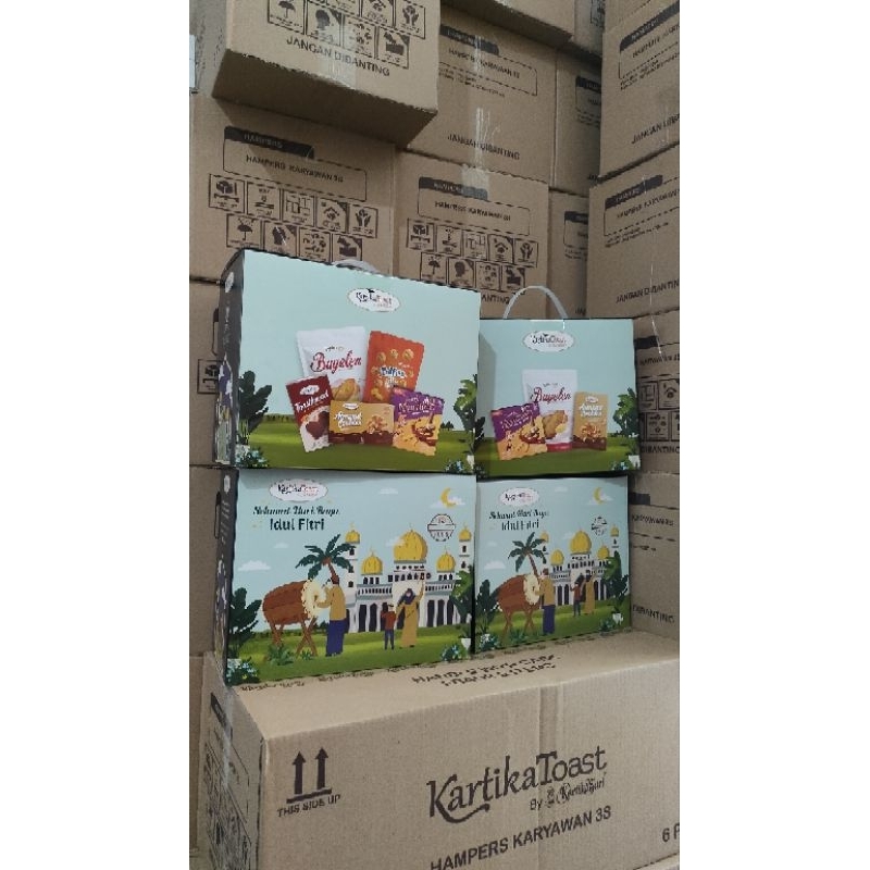 Jual HAMPERS KUKIS KARTIKASARI isi 5 kue KHUSUS KARTONAN isi 6 box ...