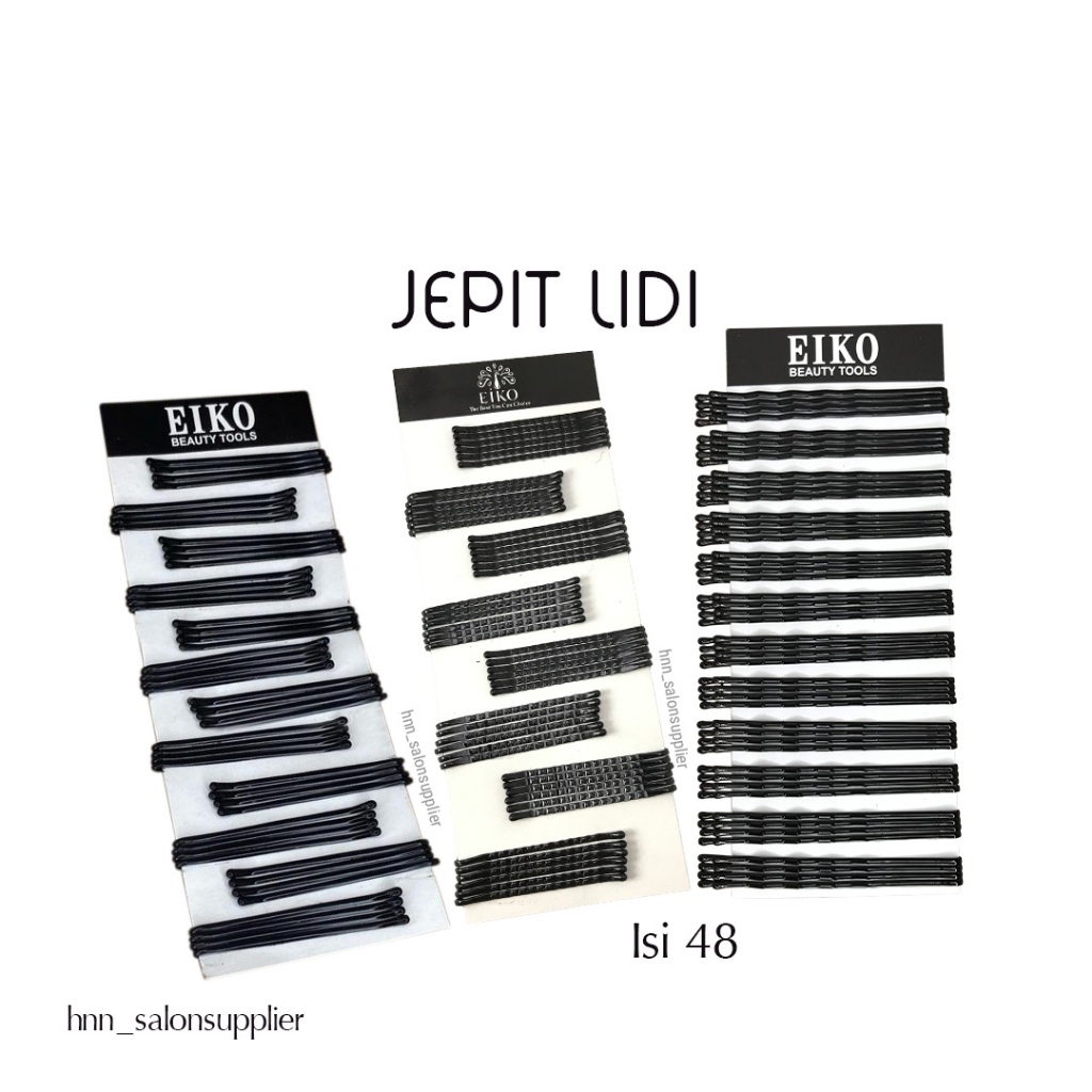 Jual Jepit Lidi hitam Boby Pins Bobby Hair Pin Sanggul Rambut Salon isi ...