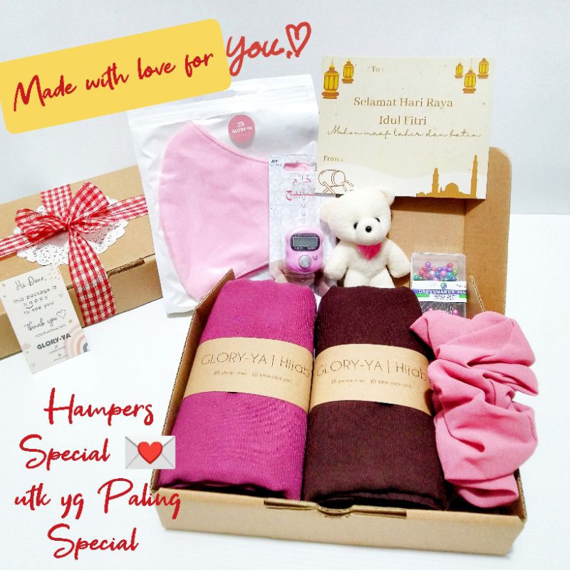 Jual HAMPERS HIJAB HAMPERS LEBARAN HAMPERS ULTAH CEWEK GIFT BOX KADO ...