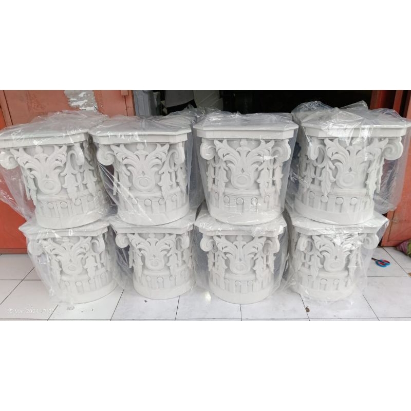Jual kepala pilar bahan spon karet diameter 40cm(tanpa finishing cat ...