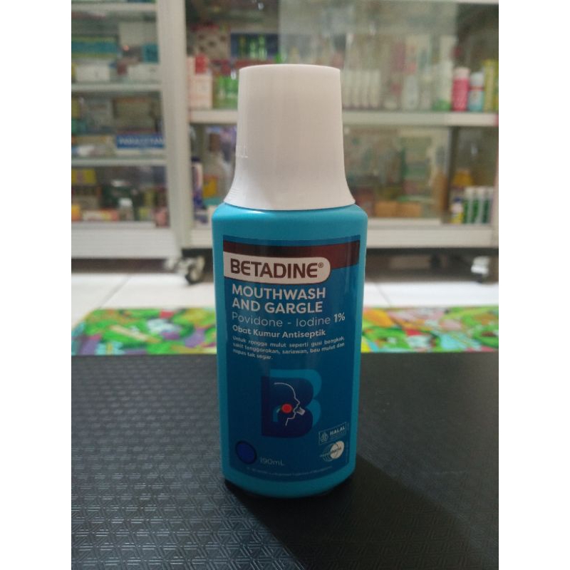 Jual Betadine Mouthwash & Gargle 100 ml & 190 ml / Obat Kumur Antiseptik | Shopee Indonesia