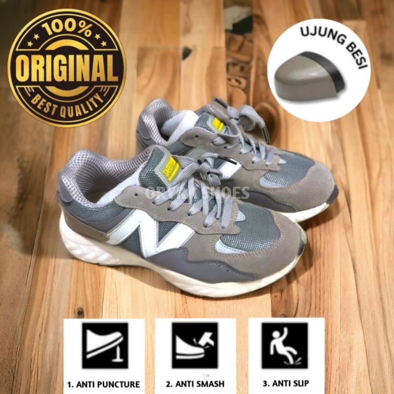 Jual Sepatu safety sporty sepatu keselamatan kerja model sneakers ...