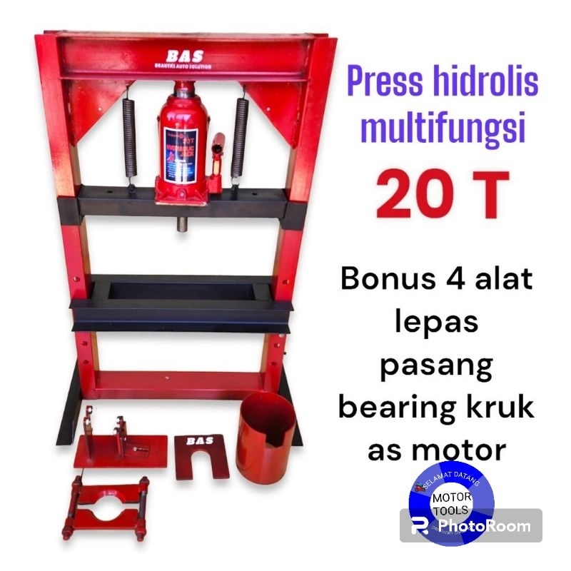 Jual mesin pres hidrolik 20 ton fullset | Shopee Indonesia
