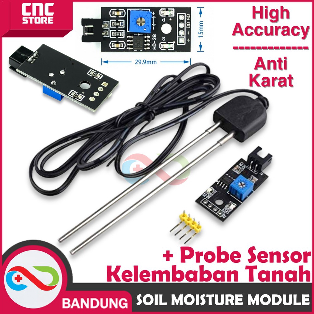 Jual Kirim sekarang RESISTIVE HUMIDITY SOIL MOISTURE SENSOR KELEMBABAN ...