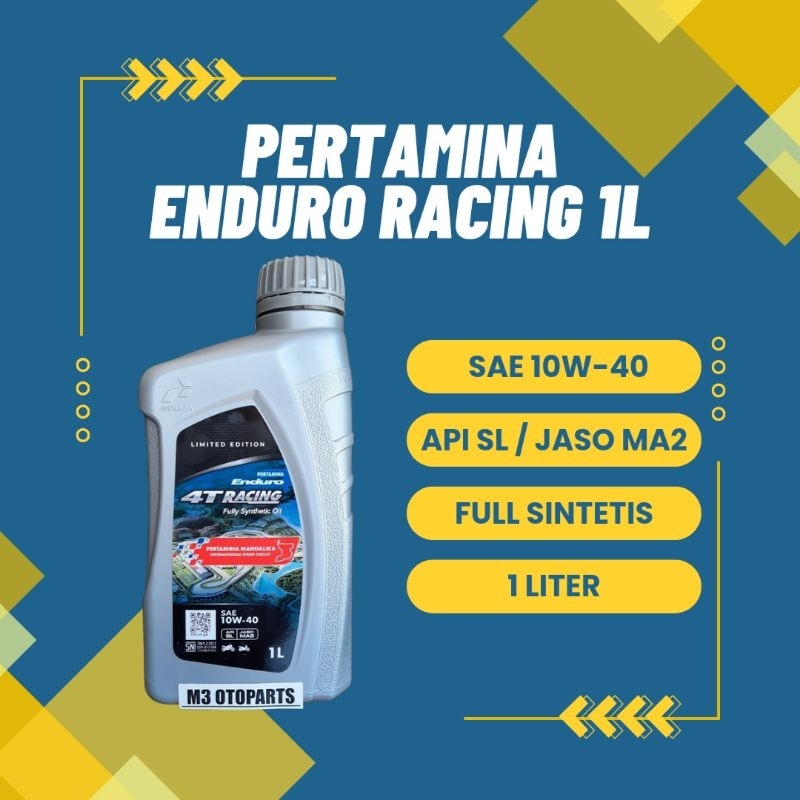Jual Pertamina Enduro Racing 10W/40 | 1 Liter - Oli Motor Sport ...