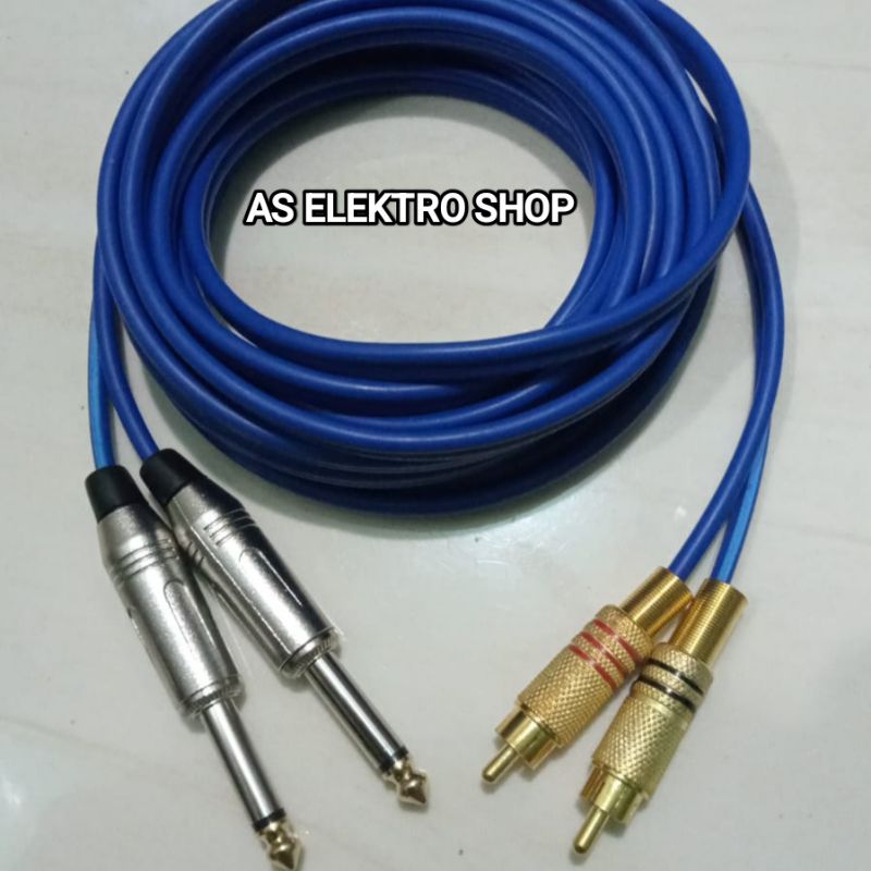 Jual KABEL MIXER KE POWE AMPLIFIER SET RCA TO CANON XLR FEMALE/AKAI ...
