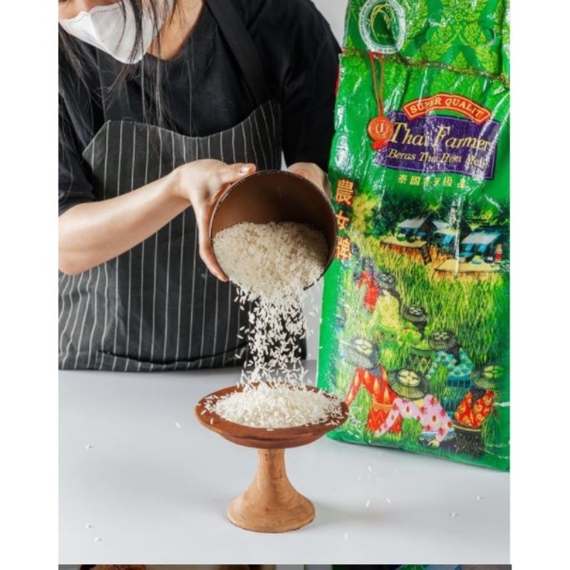 Jual Beras Thai Farmer 5 kg / Beras Thailand Thai Farmer 5 kg | Shopee ...