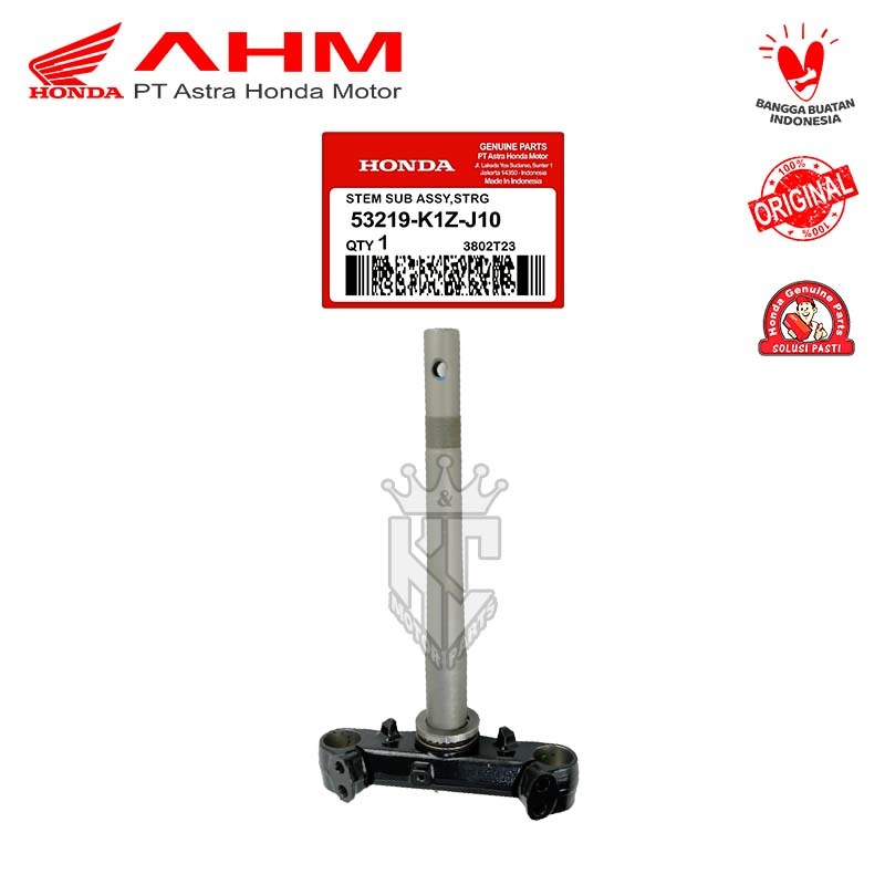 Jual Segitiga Stang Shock Depan Honda PCX 160 ABS CBS Original AHM 53219-K1Z-J10 | Shopee Indonesia