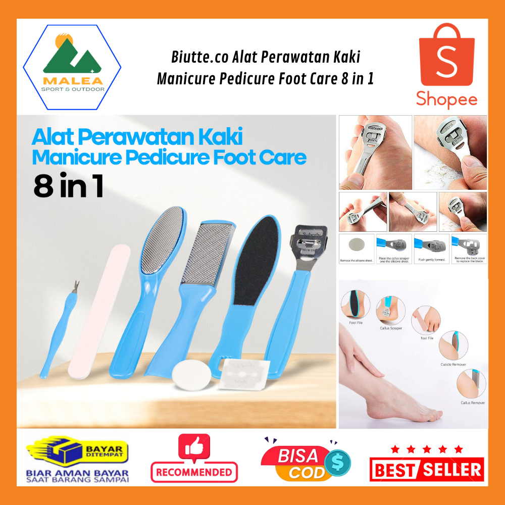 Jual Alat Perawatan Kaki Manicure Pedicure Foot Care 8 in 1 / Alat ...