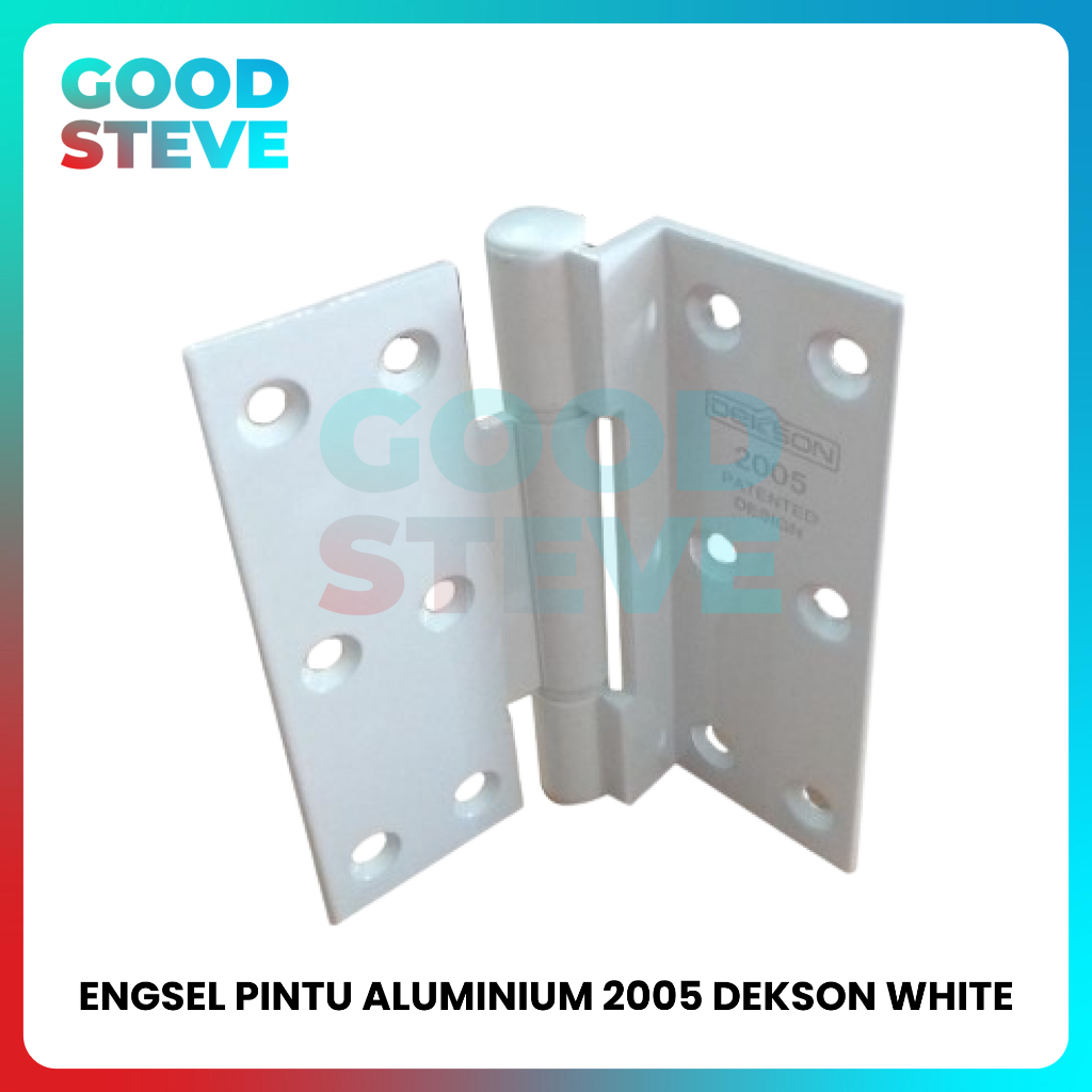 Jual Engsel Pintu Aluminium 2005 Dekkson Engsel Tanpa Coak Dekson PUTIH ...