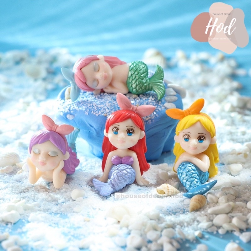 Jual Figure Miniatur Topper Putri Duyung/Hiasan Cake Tema Duyung Versi ...